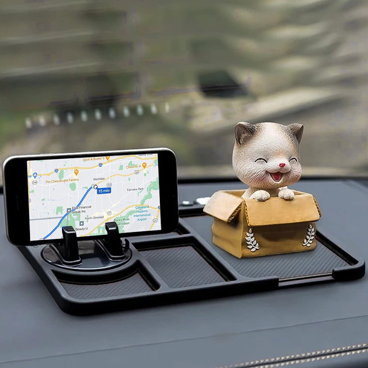 Willstar Car Mobile Phone Holder Dashboard Mount Mat Non Slip Grip ...