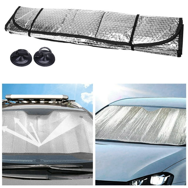 Willstar Anti-UV Car Windshield Sunshade, Reflective Foil, Foldable ...