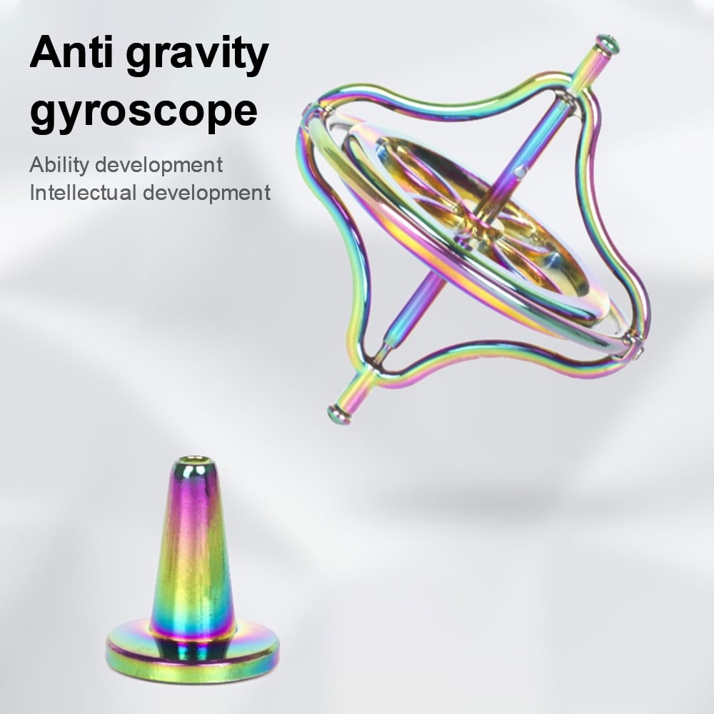 Willstar Gyroscope Toys, Metal Anti-gravity Gyroscope Fingertip Gyro ...