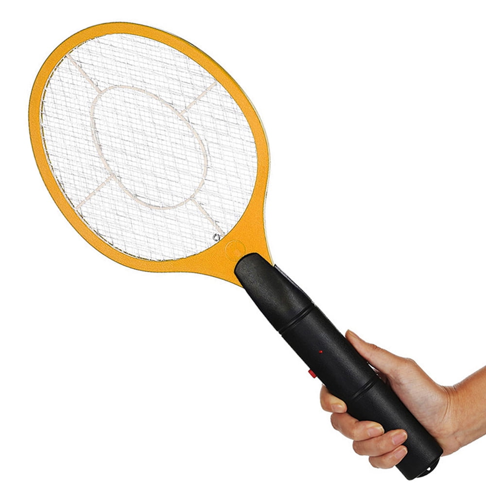 Portable Handheld Bug Zapper, Insect Killer Racket, Yellow, Needs 2 AA ...
