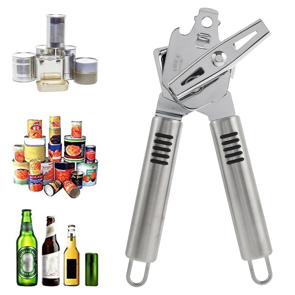 Willstar Heavy Duty Stainless Steel Tin Can Opener Cutter Easy Comfy ...