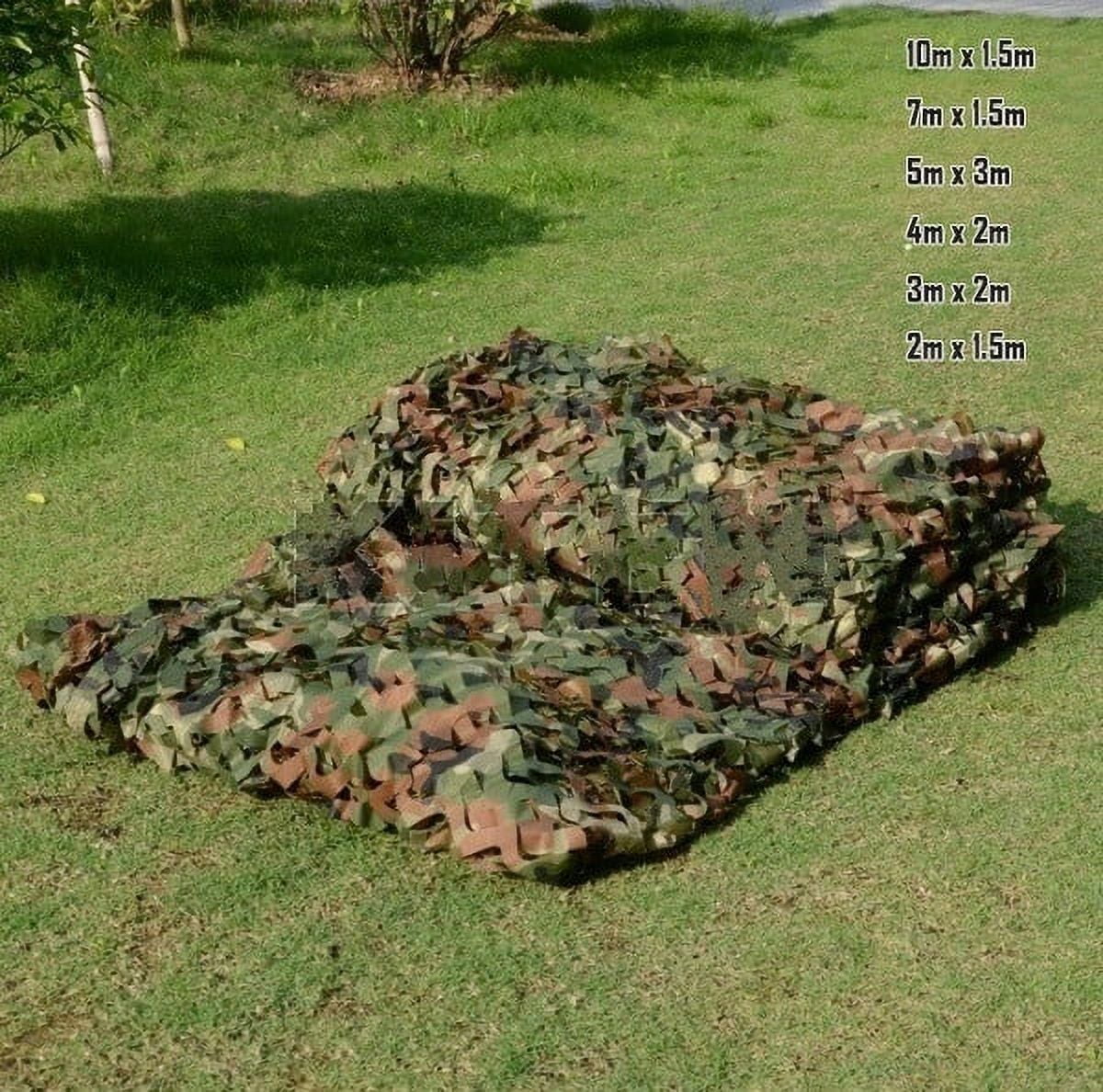 Willstar Military Camouflage Net Woodlands Leaves Camo Cover For ...