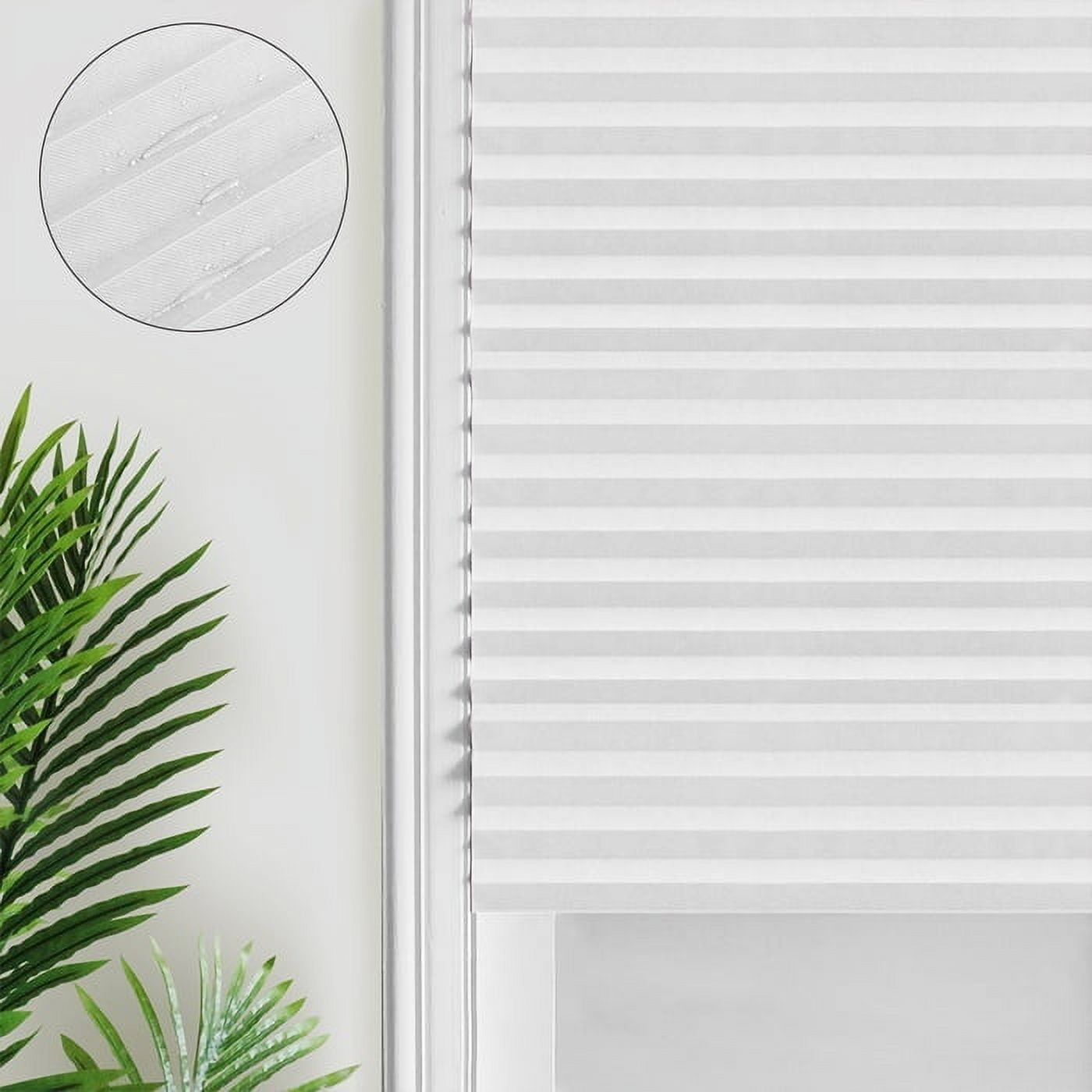 Willstar Pleated Shade Curtain Fabric Blind For Bathroom Kitchen ...