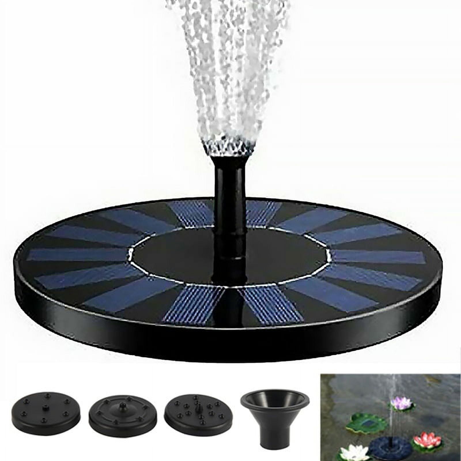 NUAHRHY Solar Automatic Water Pump Floating Panel Pool Solar Power ...