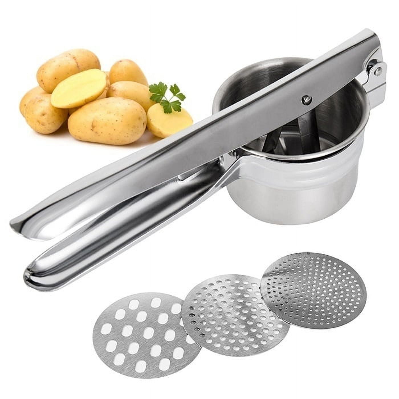 Willstar Stainless Steel Potato Ricer,Potato Masher Kitchen Tool with ...