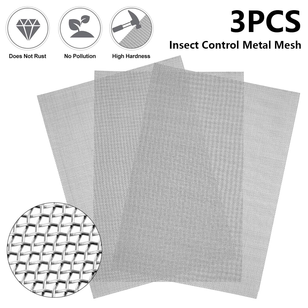 Stainless Steel Woven Wire Mesh Sheet Rodent Insect Control Metal Pest ...