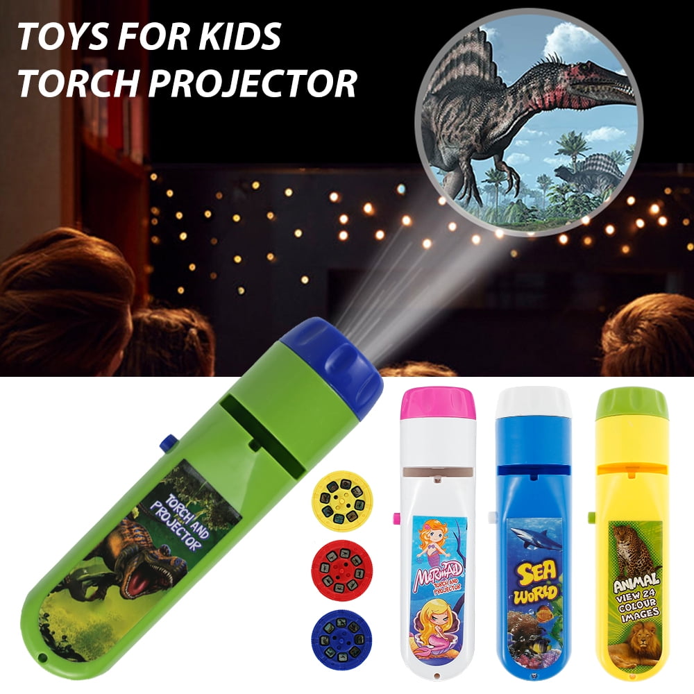 Willstar Torch Projector Projection Lighting Story Torches Light Toy ...