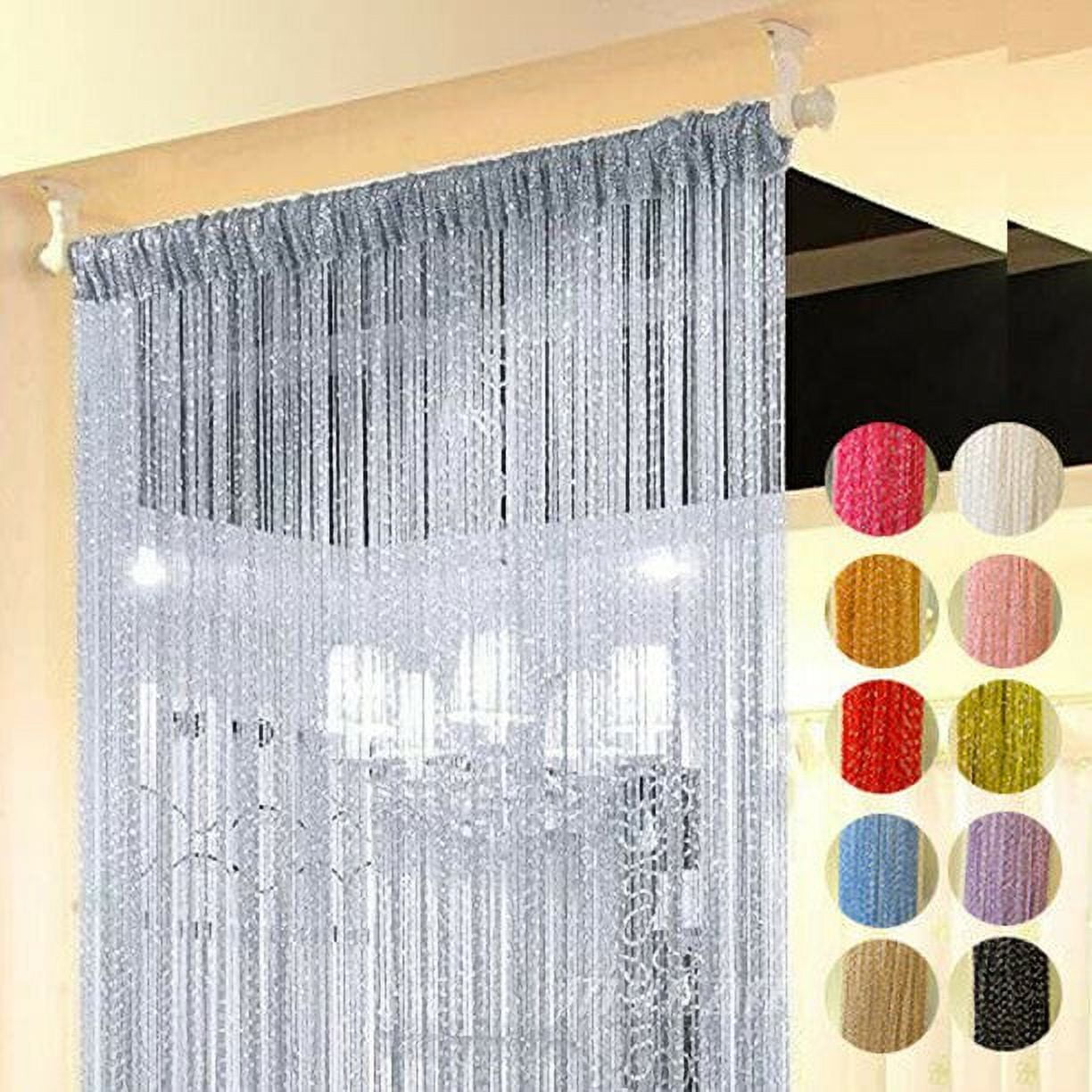Willster Tassel String Curtain Door 100 X 200 Cm Curtain Tassel ...