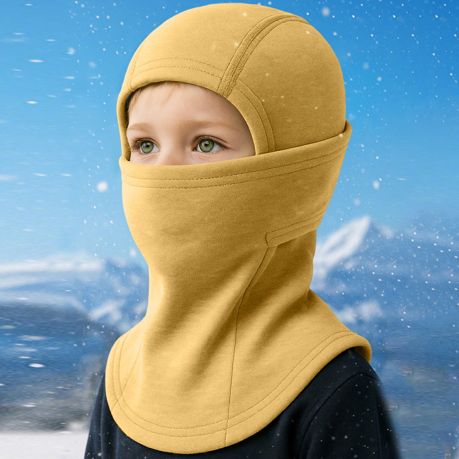 Willtoo Child Balaclava Windproof Hoodie Hat for Boy Girl Cold Weather ...