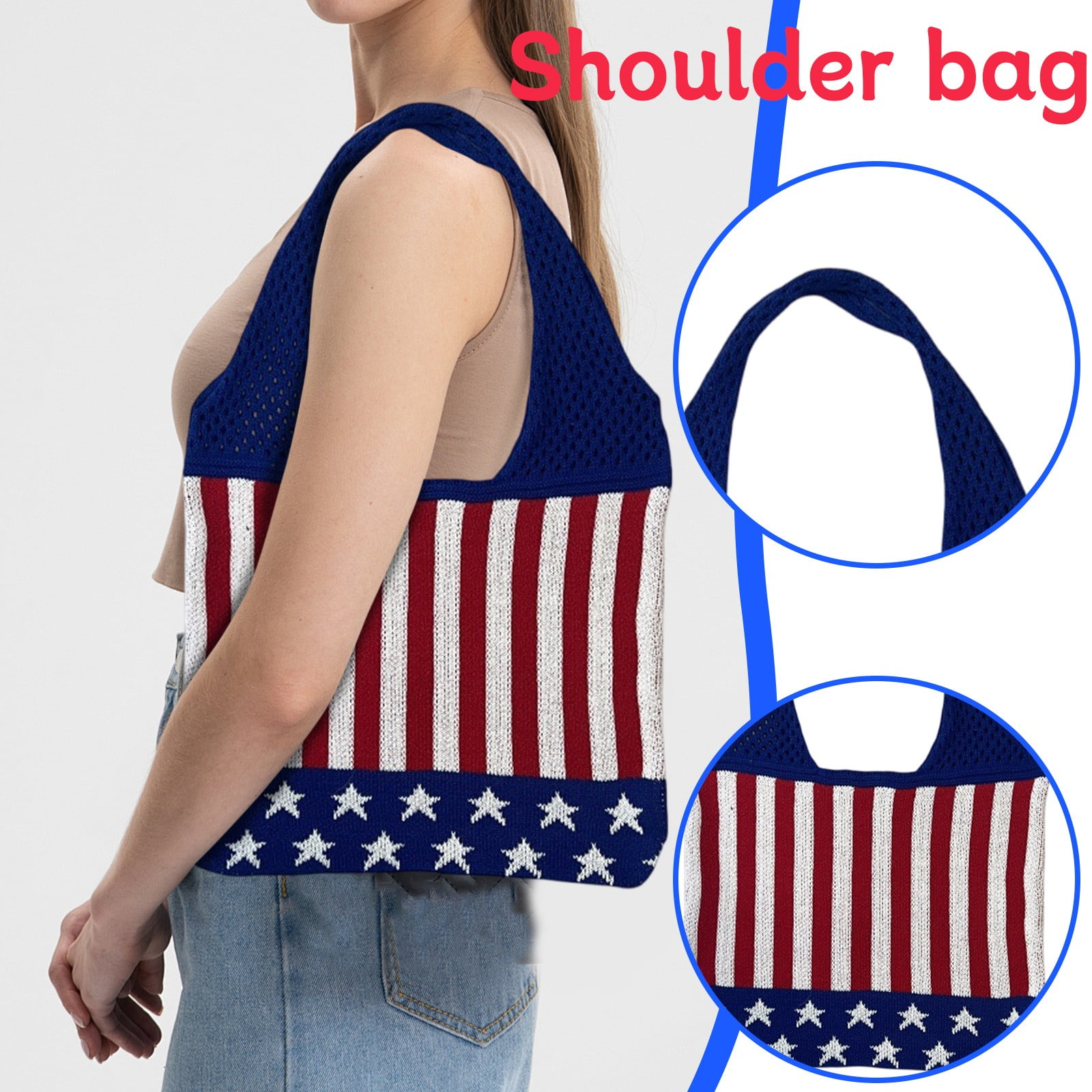 Willtoo Green Independence Day Must-Have - Extra Large Patriotic Tote ...