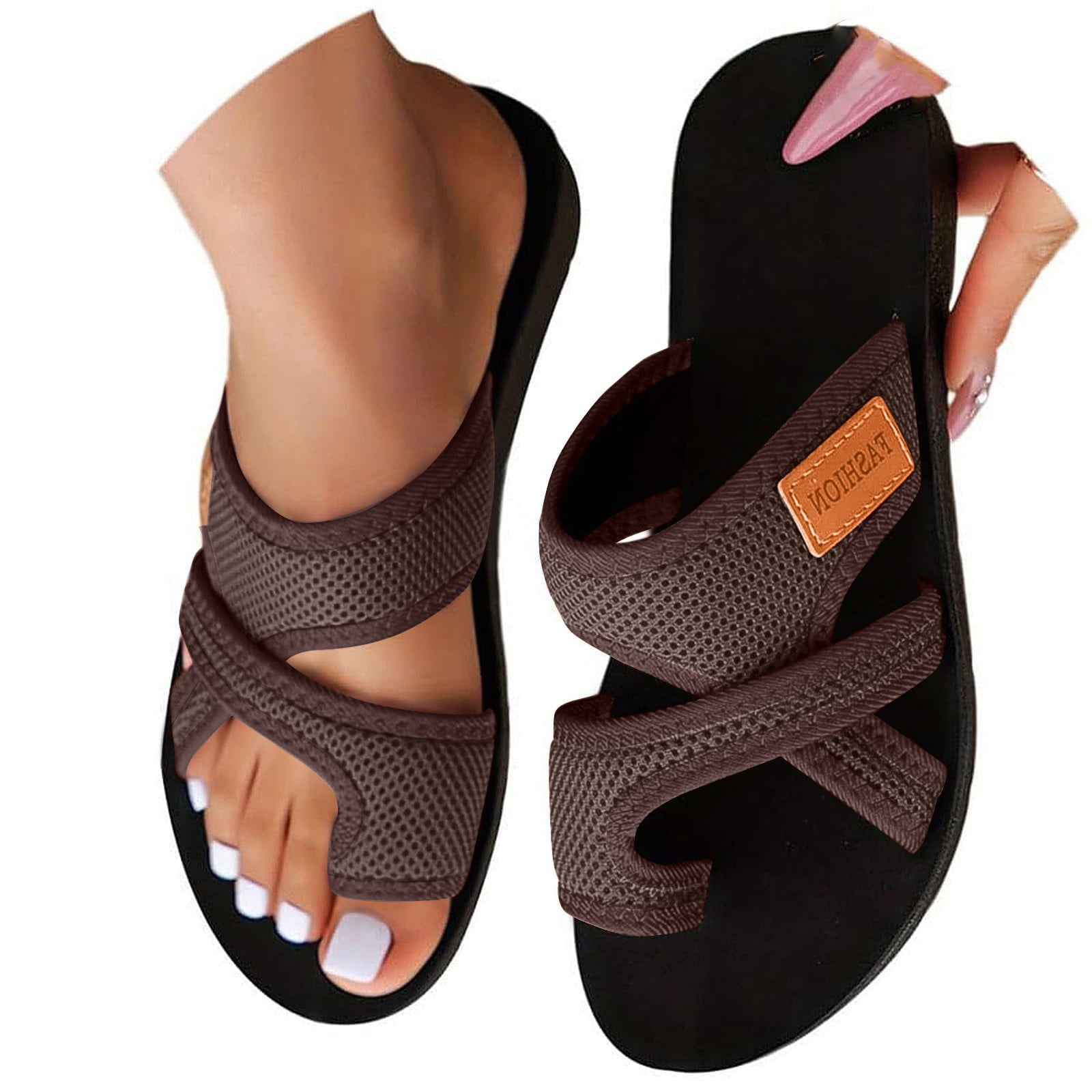 Willtoo Orthopedic Sandals for Women 2025 Summer Casual Open Toe Beach ...