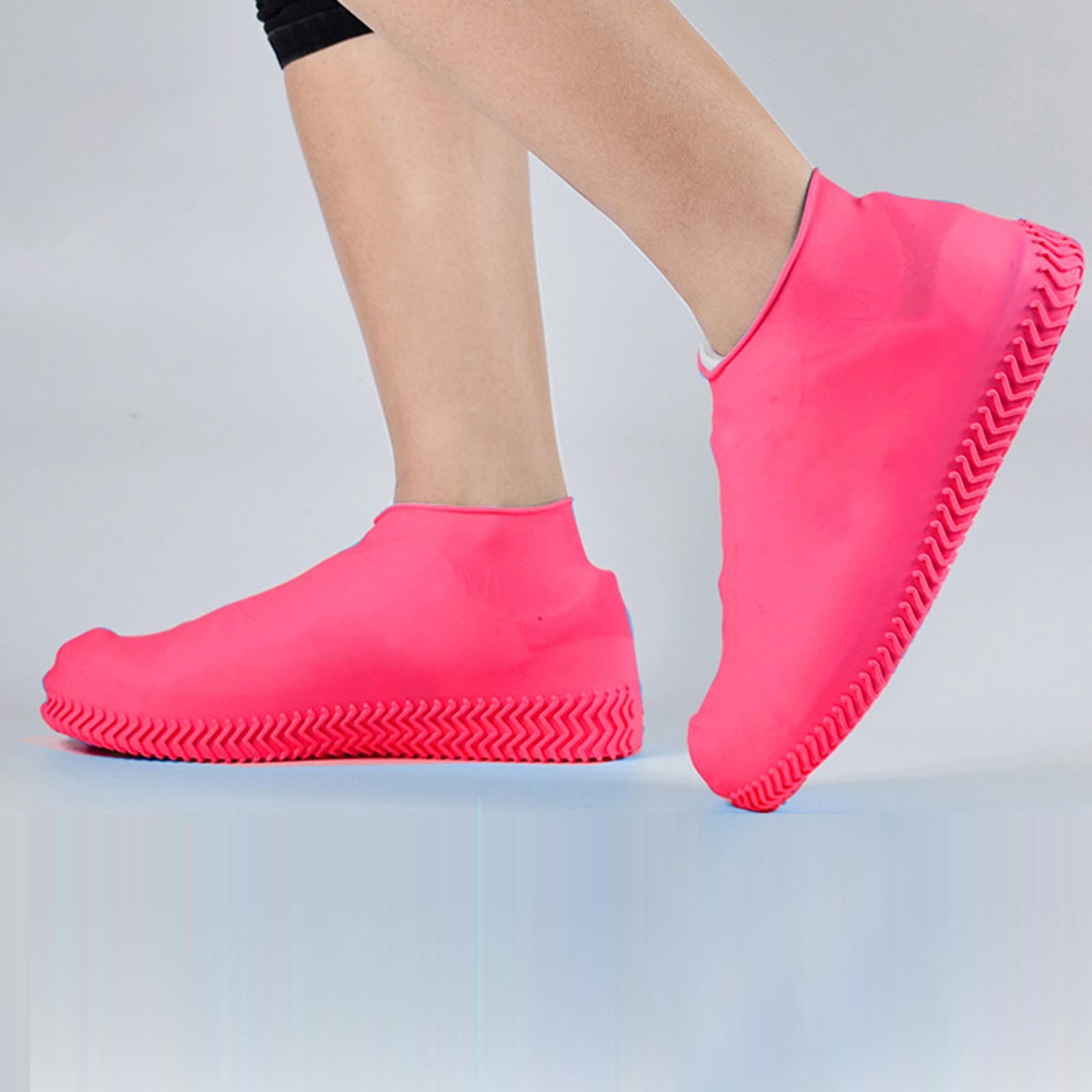 Willtoo Waterproof Shoe Covers, Non-Slip Water Resistant Overshoes ...