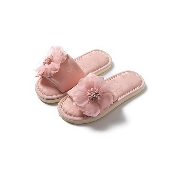 Elegant Open Toe House Slippers Pictures