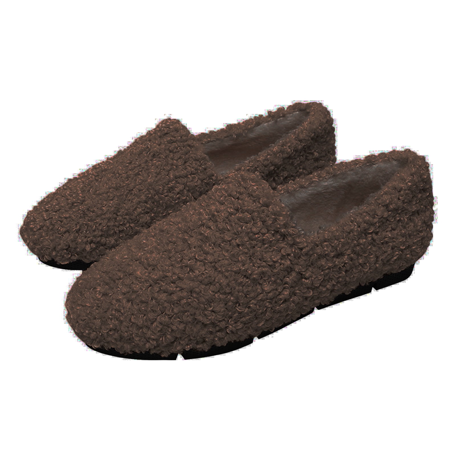 Willtoo Women's Winter Fuzzy Slippers - Thick Sole Warm Slip-Ons ...