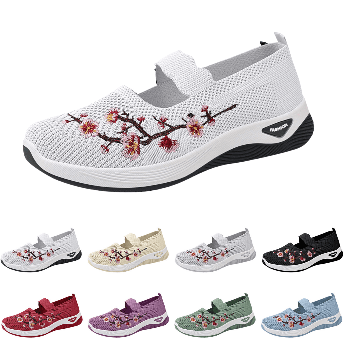 Willtoo Womens Orthopedic Shoes Slip on Walking Shoes Nurse Shoes ...