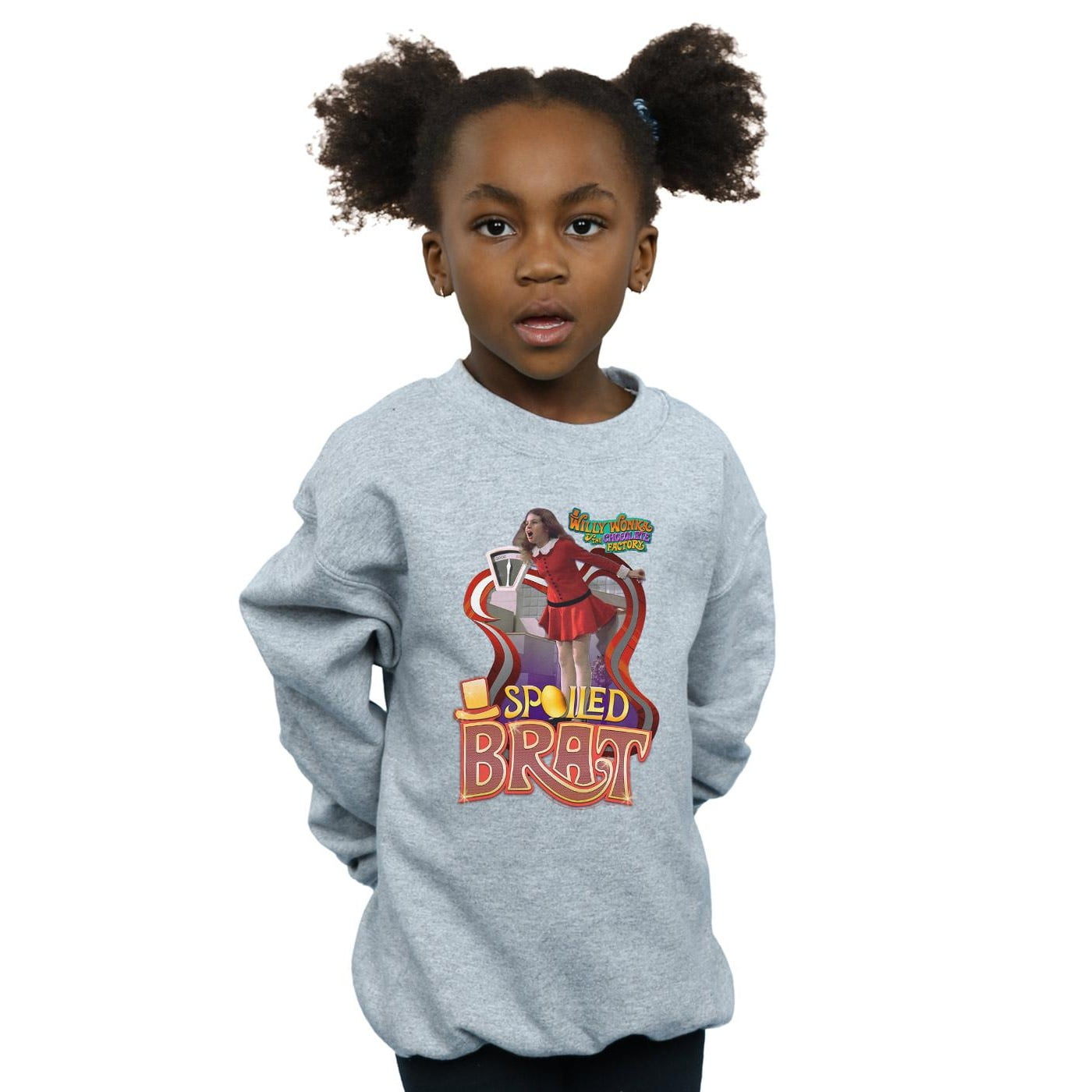 Willy Wonka And The Chocolate Factory Girls Spoiled Brat Sweatshirt