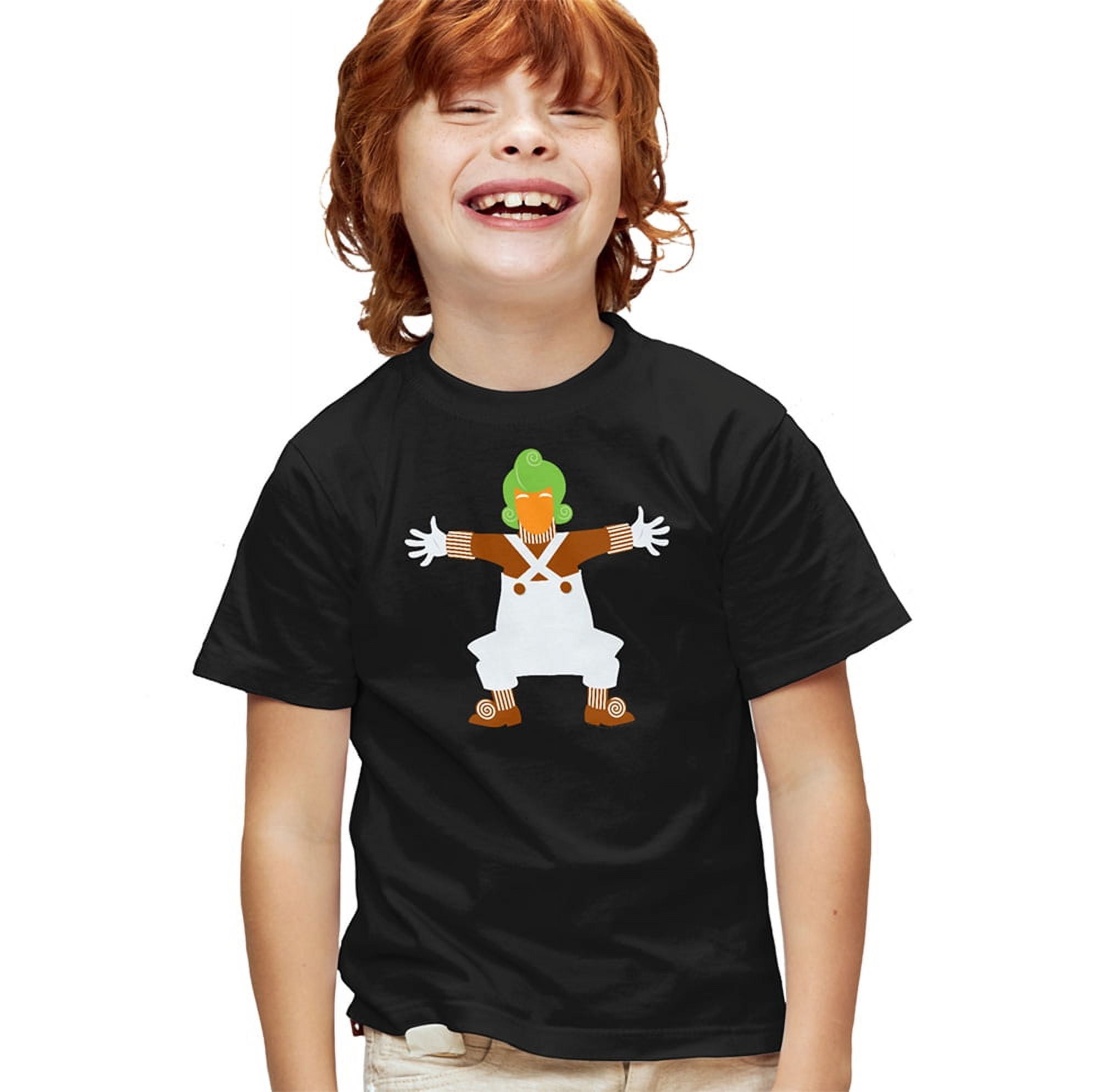 Willy Wonka And The Chocolate Factory Lone Oompa Loompa Kids T Shirt ...