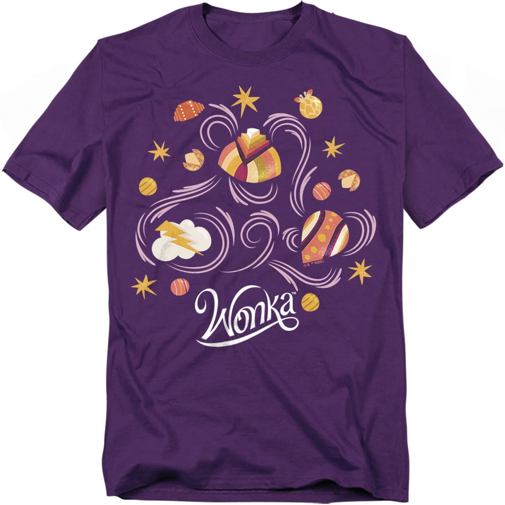 Willy Wonka And The Chocolate Factory T-Shirt Candy Unisex Graphic Tee ...