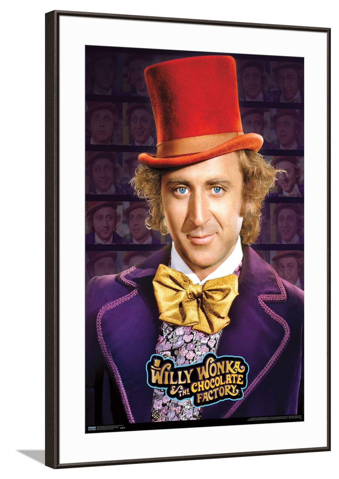 Willy Wonka And The Chocolate Factory - Willy Wonka Canvas Wall Poster ...