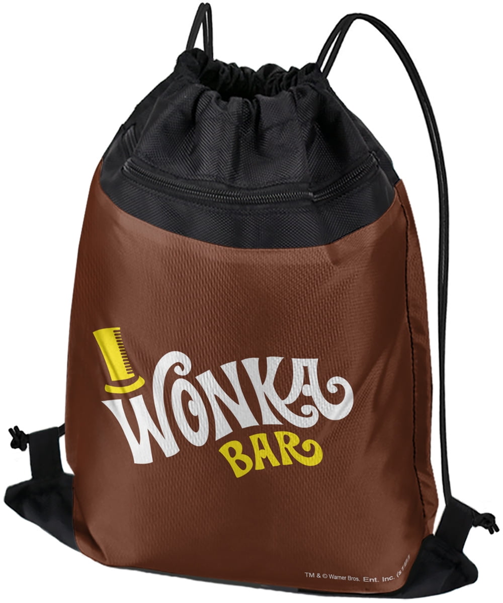 Willy Wonka And The Chocolate Factory Wonka Bar Logo Drawstring ...