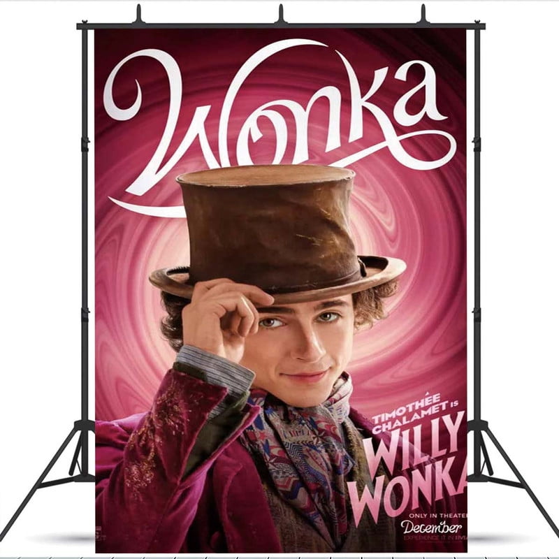 Willy Wonka Party Supplies Background Backdrop Taspestry Banner Poster ...