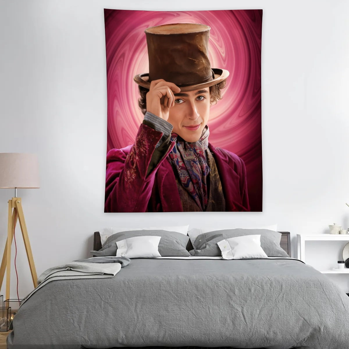 Willy Wonka Tapestry Gift Wall Hanging Backdrop for Room Bedroom Girls ...