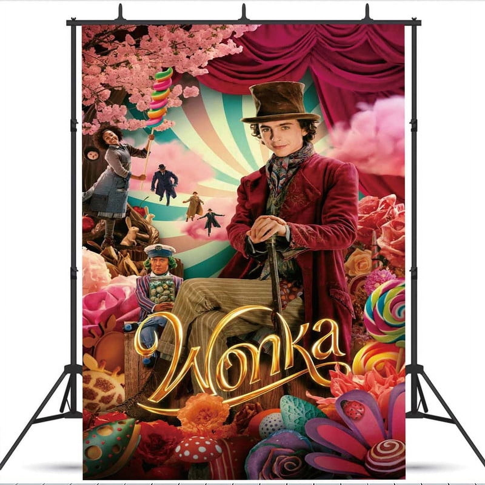 Willy Wonka Taspestry Wall Decor Backdrop Banner Party Supplies Poster ...