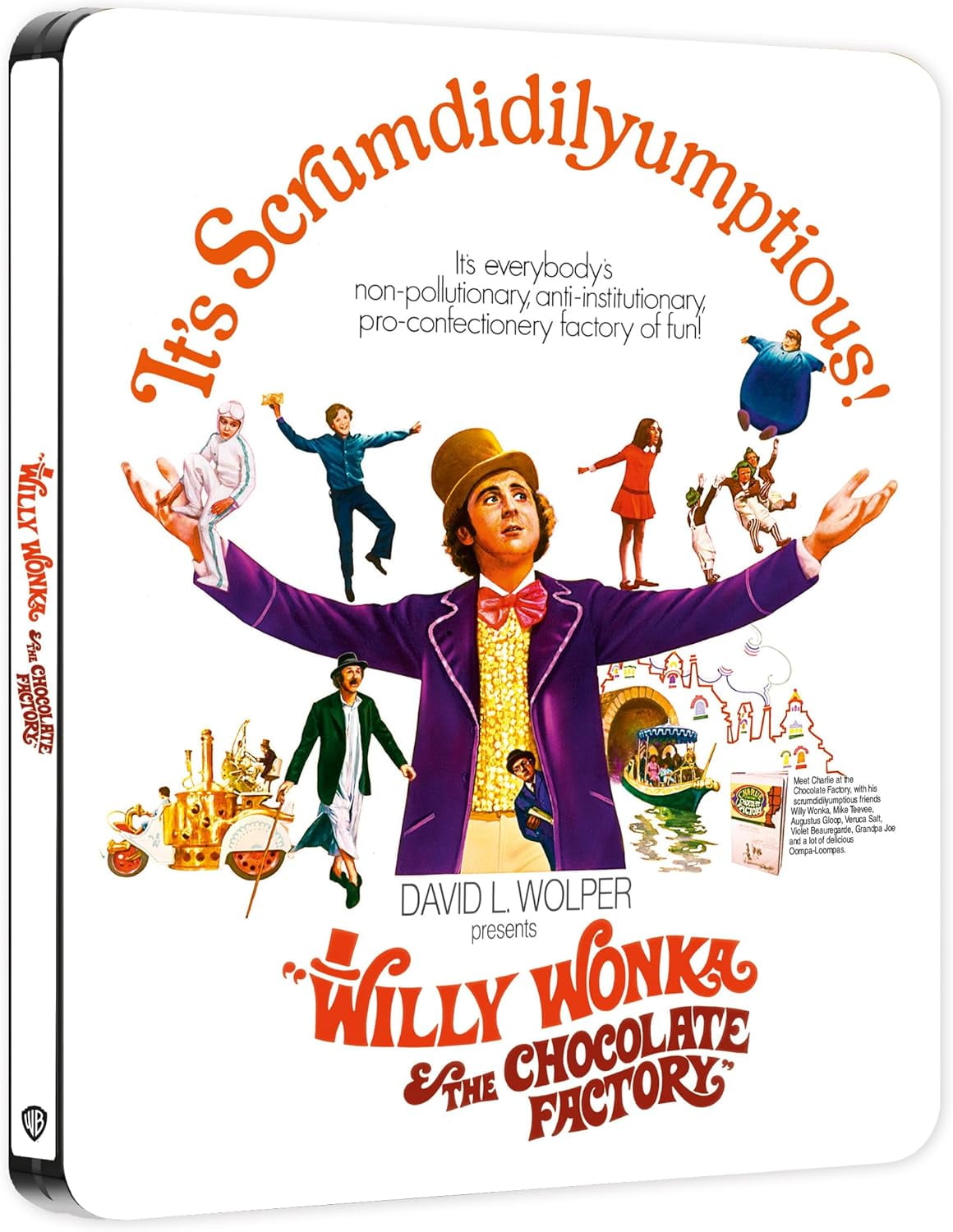 Willy Wonka And The Chocolate Factory (Limited Edition Steelbook) (4K ...