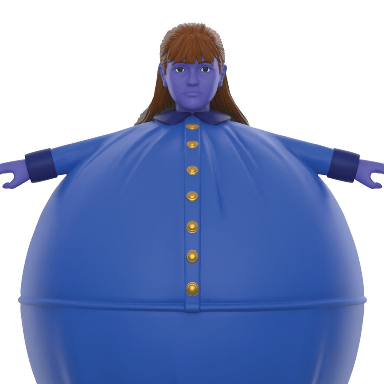 Willy Wonka Violet Beauregarde (Blueberry) ReAction Figure - Walmart.com