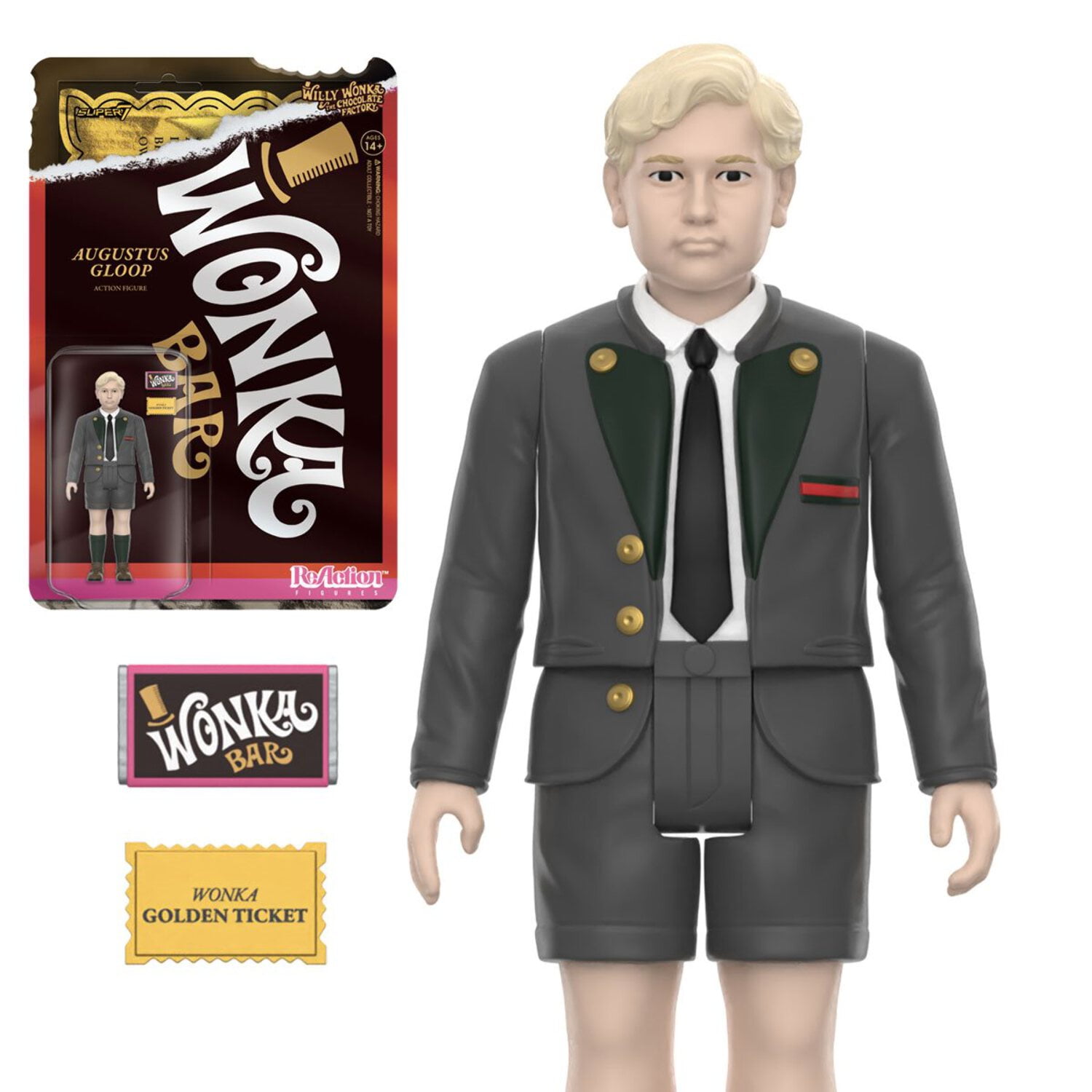 Willy Wonka and the Chocolate Factory Augustus Gloop Figure - Walmart.com