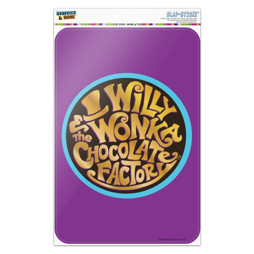 Willy Wonka and the Chocolate Factory Logo Home Business Office Sign ...