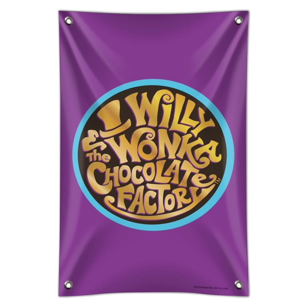 Willy Wonka and the Chocolate Factory Logo Home Business Office Sign ...