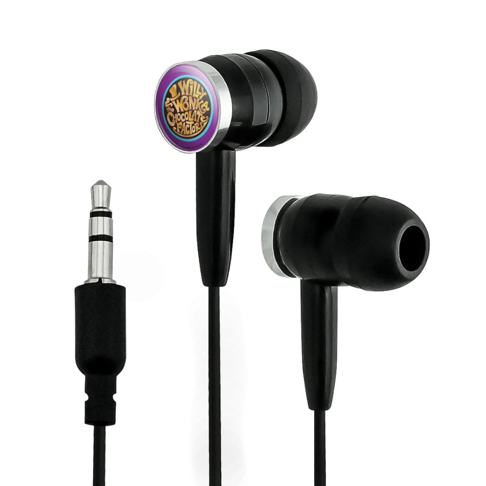 Willy Wonka and the Chocolate Factory Logo Novelty In-Ear Earbud ...