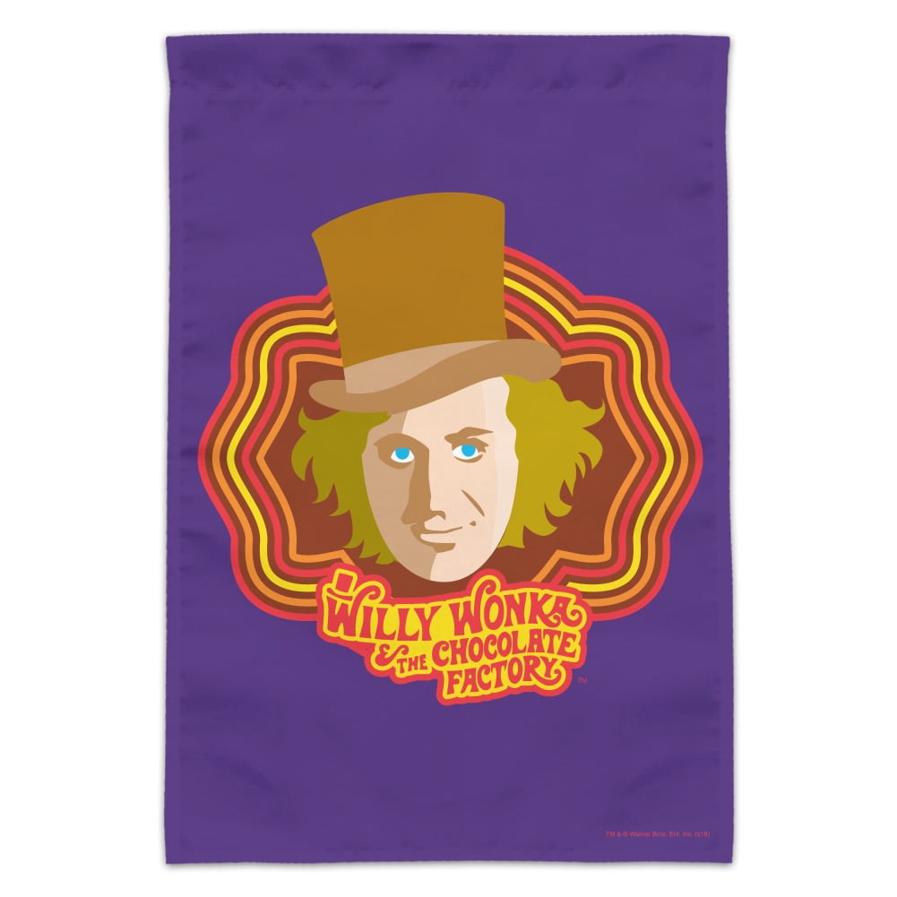 Willy Wonka and the Chocolate Factory Willy Wonka Garden Yard Flag ...