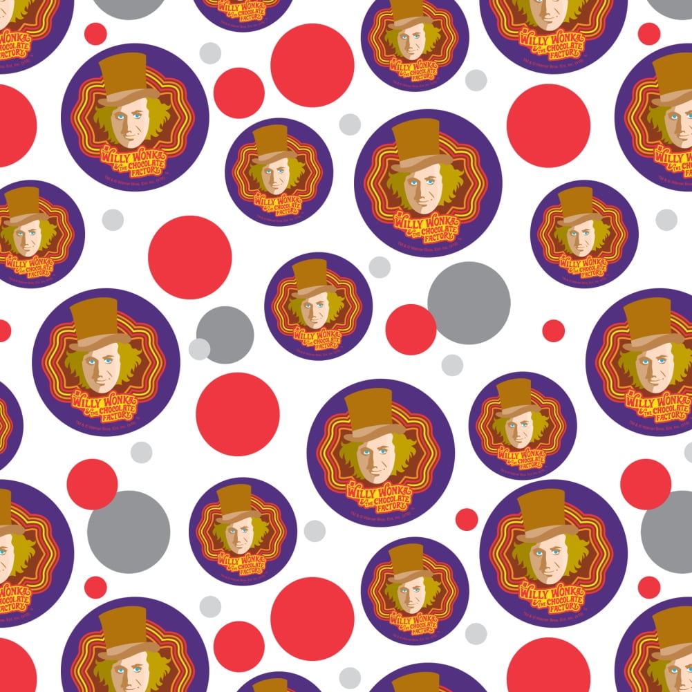 Willy Wonka and the Chocolate Factory Willy Wonka Premium Gift Wrap ...