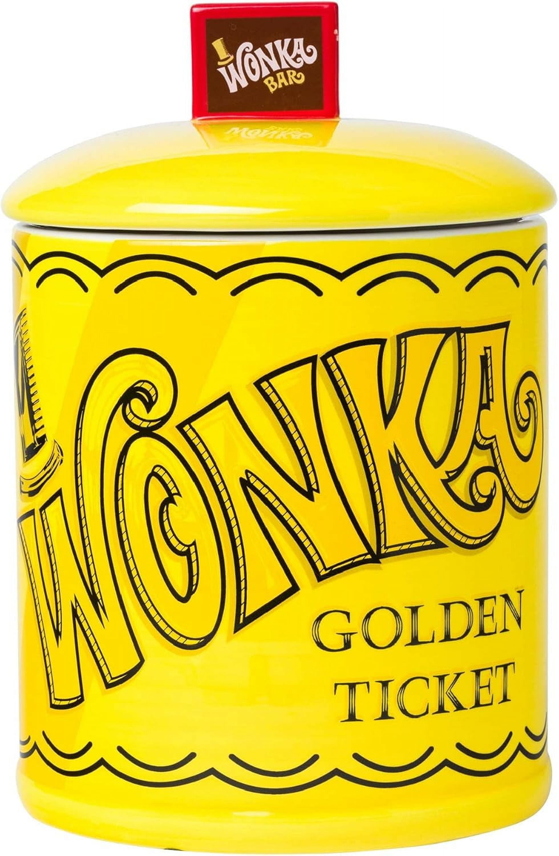 Willy Wonka and the Chocolate Factory Wonka Bar Golden Ticket Ceramic ...