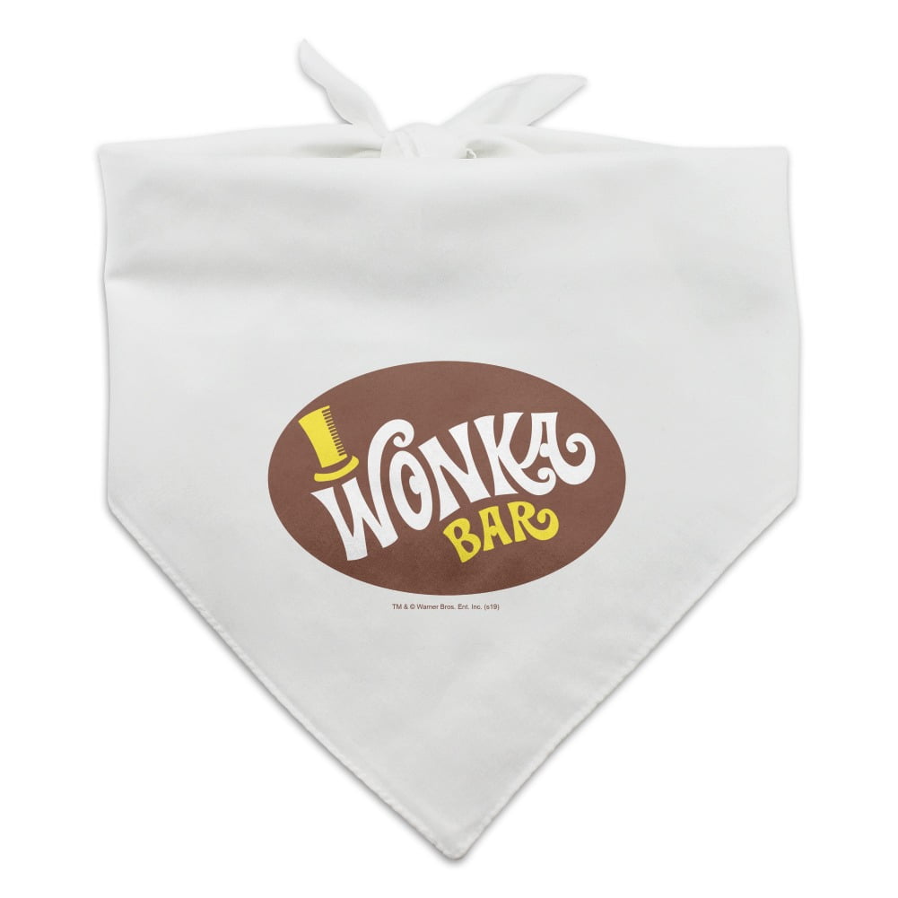 Willy Wonka and the Chocolate Factory Wonka Bar Logo Dog Pet Bandana ...
