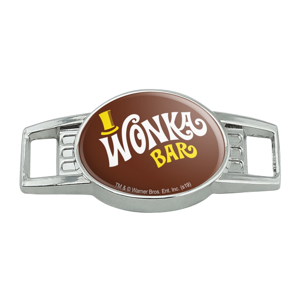 Willy Wonka and the Chocolate Factory Wonka Bar Logo Shoe Shoelace Shoe ...