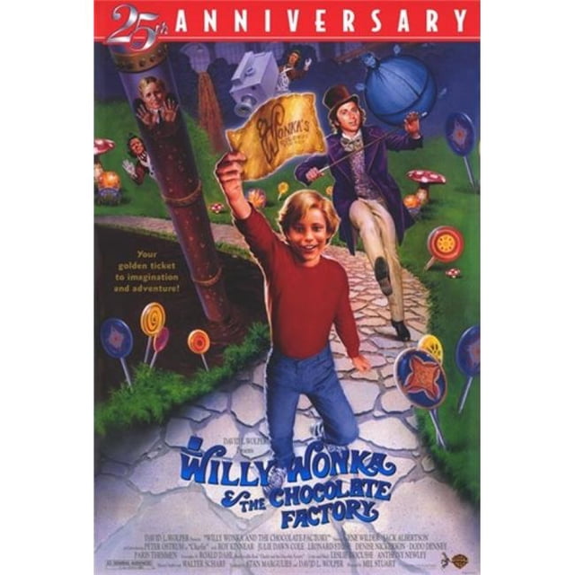 Willy Wonka & the Chocolate Factory Movie Poster - 11 x 17 in ...
