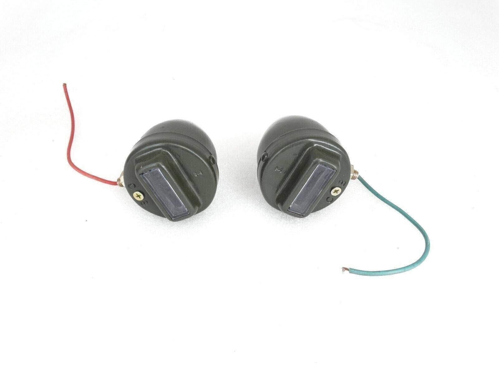 Willys Jeep GPW MB CJ3A CJ3B CJ2A M38 M35 Blackout Cat Eye Marker Light ...