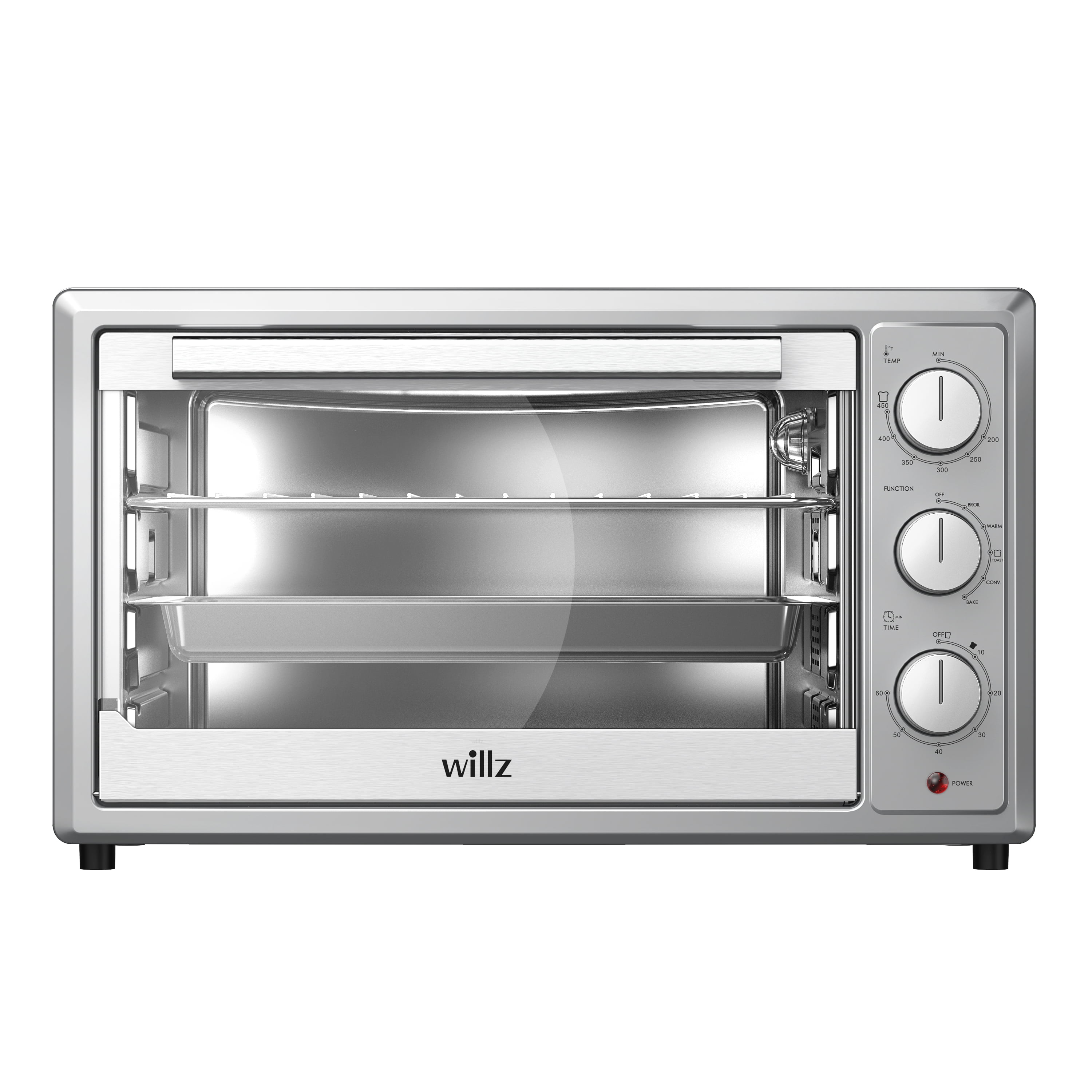 Willz Countertop Toaster Oven, Pull Down Door Handle, 5 Cooking ...