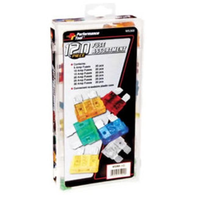 Wilmar 120 Piece Fuse Assortment ATC Fuse Sizes - Walmart.com