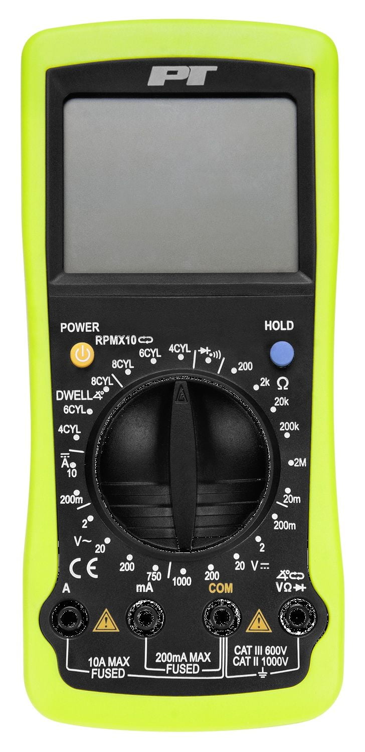 Performance Tool W2972 Digital Automotive Electrical Meter Multimeter ...