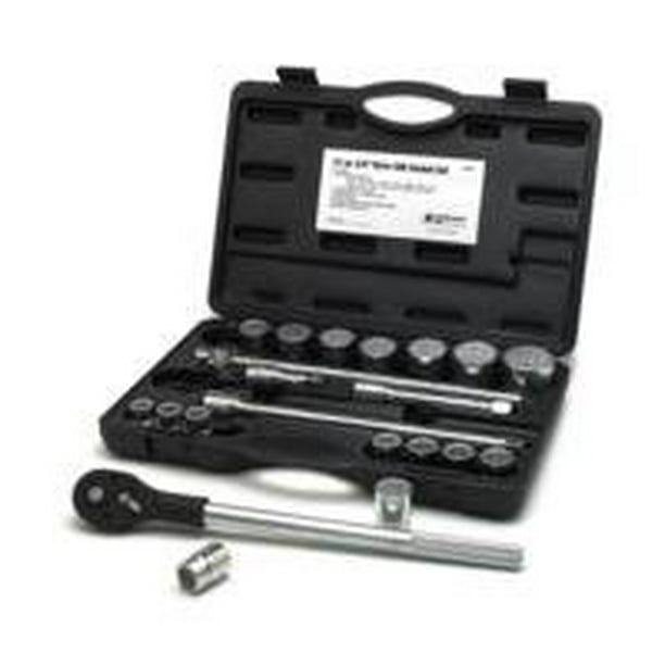Wilmar Performance Tool W34904 3/4-Inch Drive Sae Socket Set, 21-Piece ...