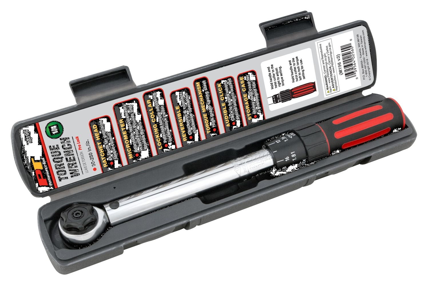 Wilmar Performance Tool Wilmar M196 1/4-Inch Dr 250 In/Lb Torque Wrench ...