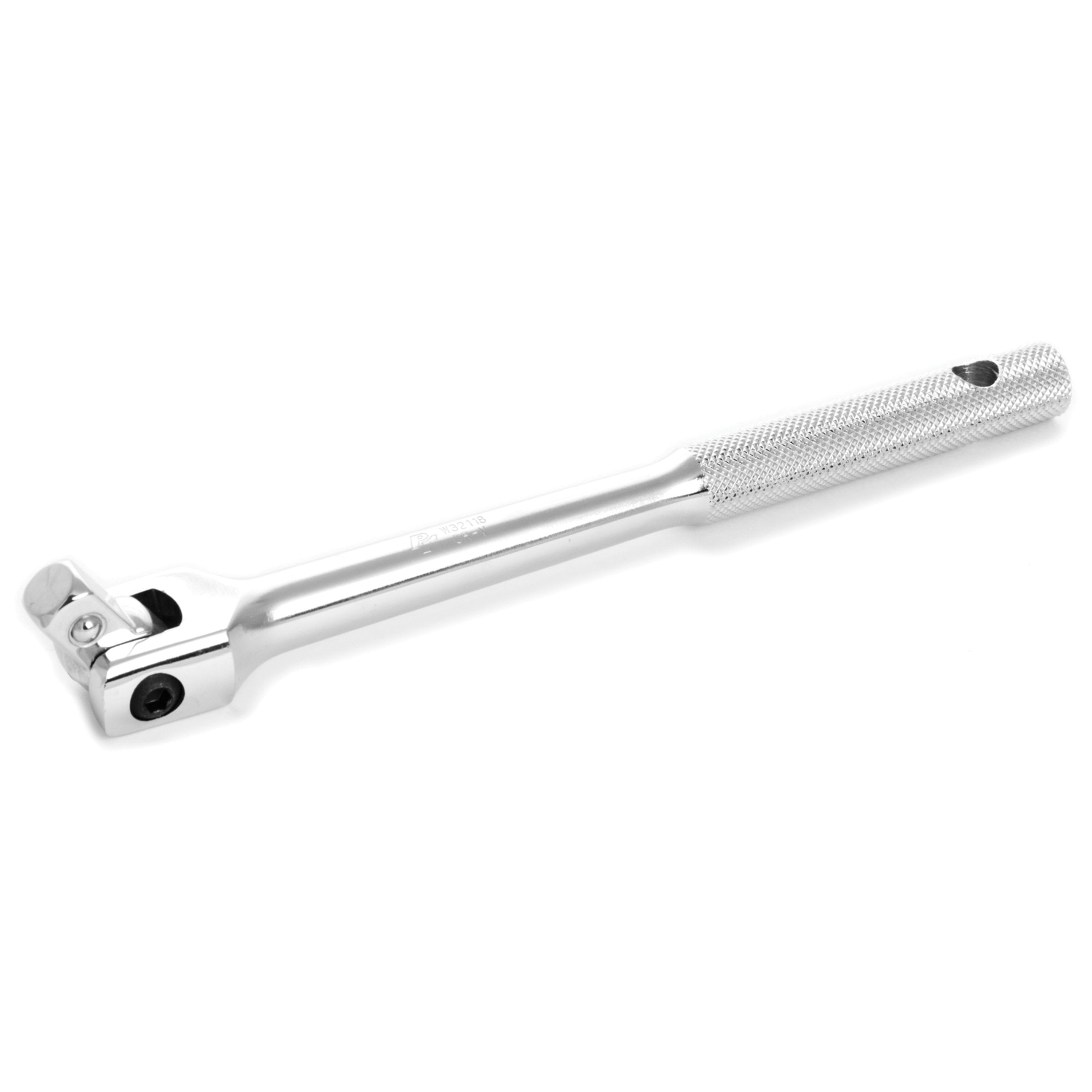 Wilmar W32118 Chrome Breaker Bar Handle, 1/2" Drive, With Flex End ...