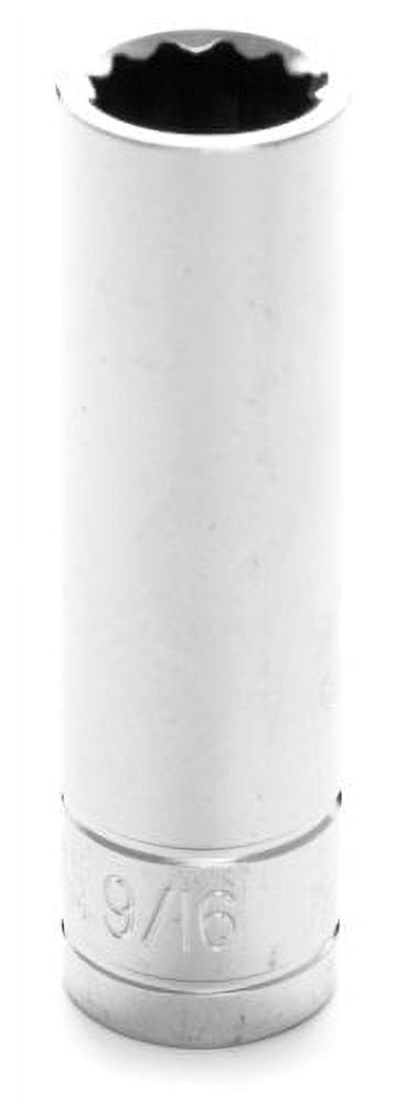 Wilmar W32618 1/2" Drive 12-Point Socket, 9/16" - Walmart.com