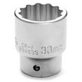 Wilmar W34833 Chrome Socket, 3/4 Drive, 33mm, 12 Point, Shallow ...