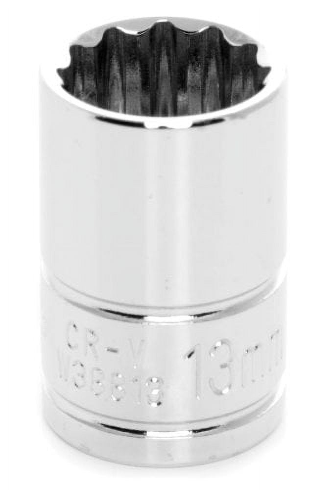 Wilmar W38813 3/8" Drive 12-Point Socket, 13mm - Walmart.com