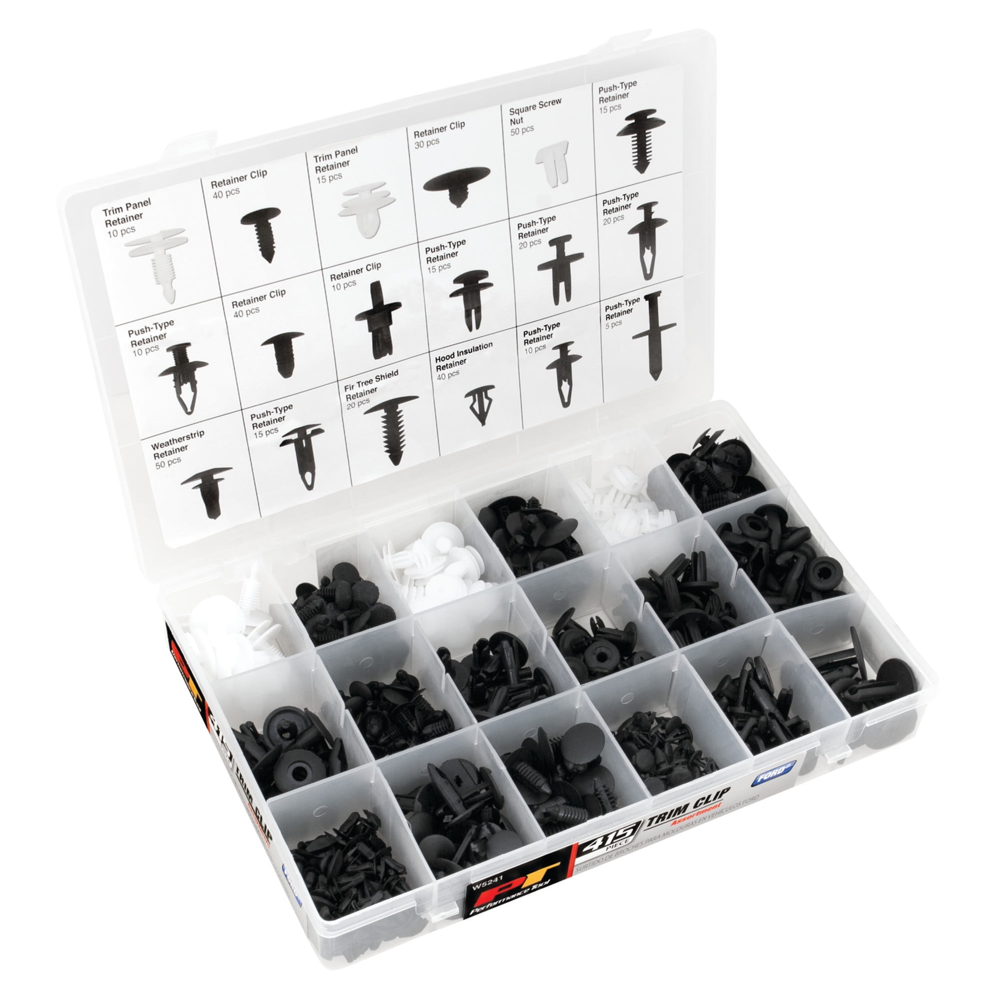 Performance Tool W5242 215pc Chrysler Trim Clips | Trim Clips for Doors ...